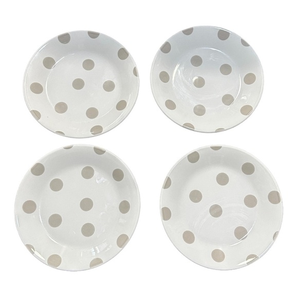 kate spade | Dining | Kate Spade Deco Dot 4 Piece Salad Plate Set By ...